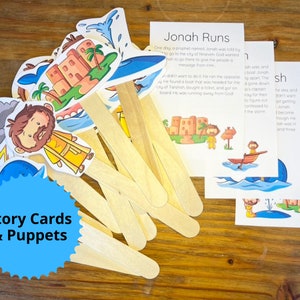 Jonah Activity Bundle for Kid Jonah and the Whale Game and Craft for ...