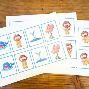 Jonah Memory Game Printable Jonah Bible Lesson for Kid Jonah Bible ...