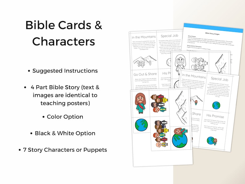 Great Commission Sunday School Lesson Teaching Go and Make Disciples ...
