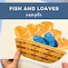 Fish and Loaves Kid Craft for Sunday School Children Activity ...
