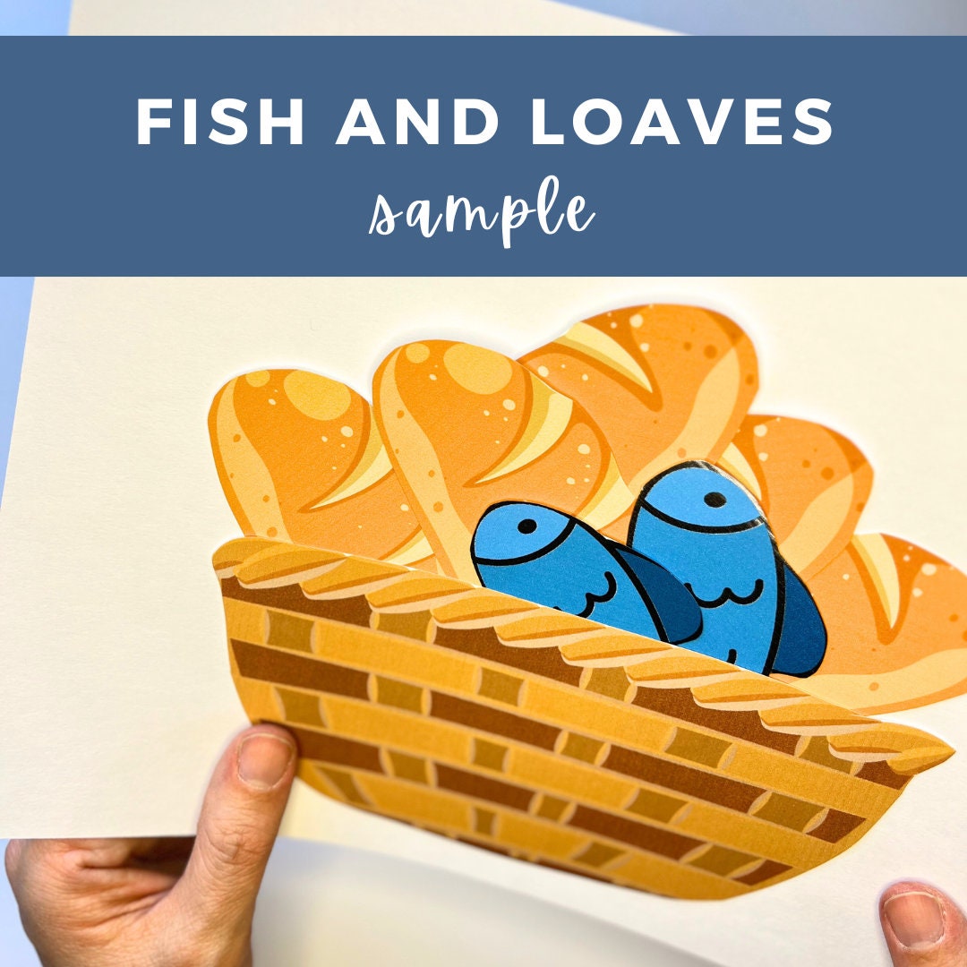 Fish and Loaves Kid Craft for Sunday School Children Activity ...