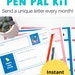 Pen Pal Kit Grandparent Penpal Kit Letter Writing Kit for Kids Pen Pal ...