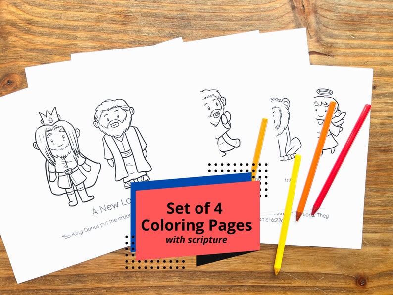 Daniel in the Lion Den Activity Lion Den Craft Daniel Bible Lesson for ...