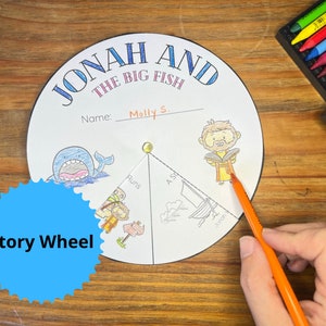 Jonah Activity Bundle for Kid Jonah and the Whale Game and Craft for ...
