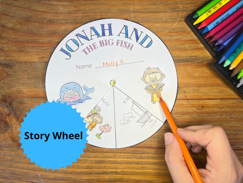 Jonah Activity Bundle for Kid Jonah and the Whale Game and Craft for ...