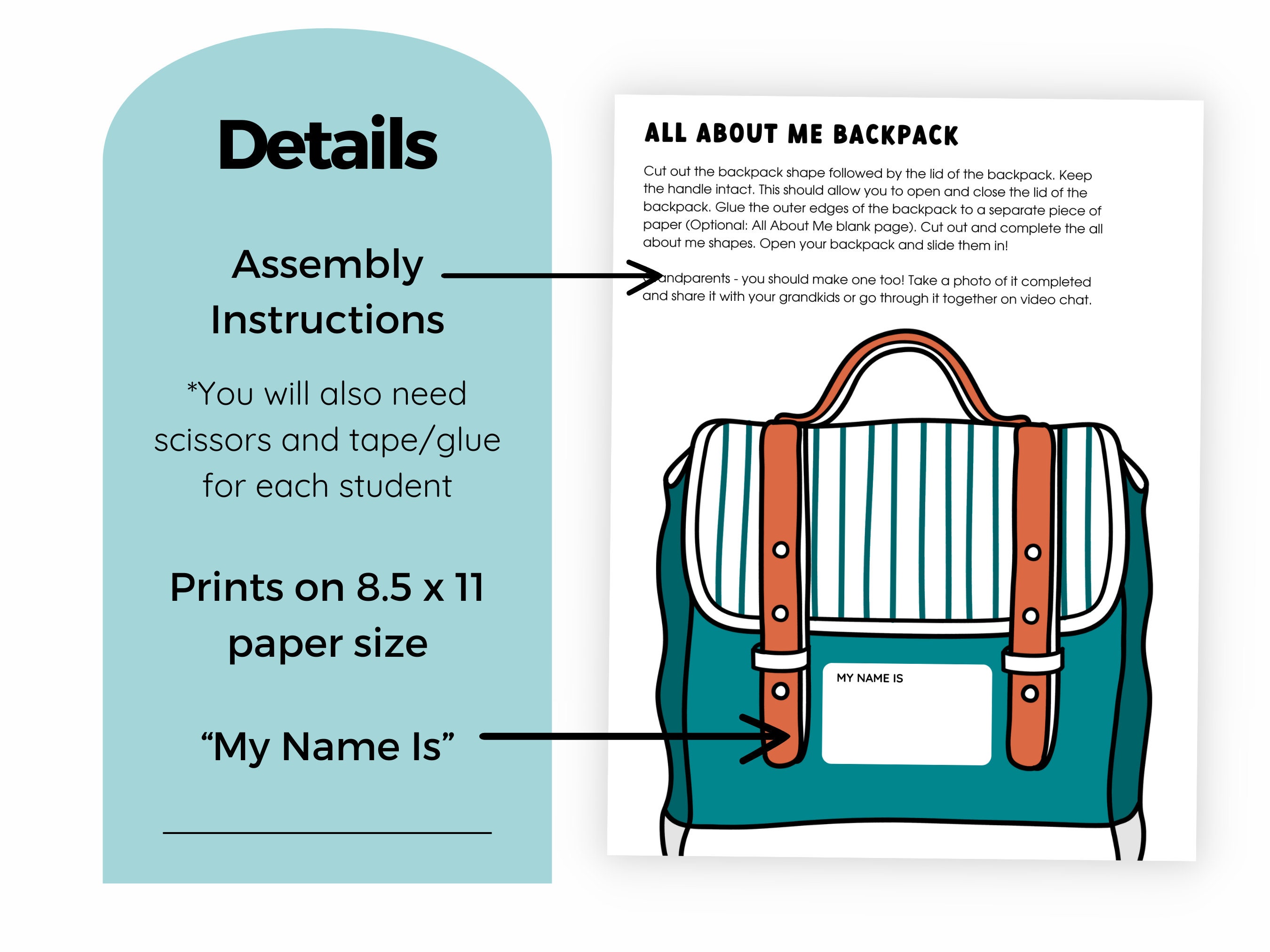 Get to Know You Activity for Kid Classroom About Me Student Craft ...