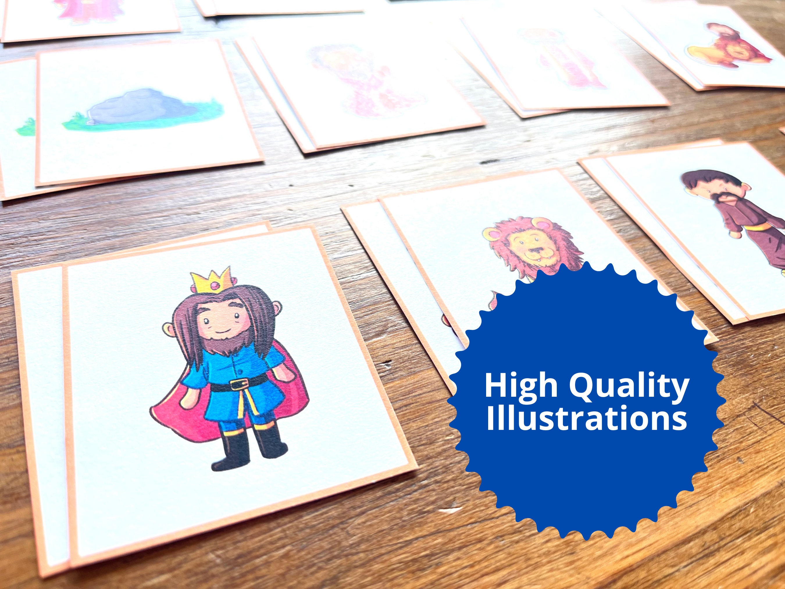 Daniel and the Lions Den Bible Memory Game for Kid Printable Bible ...