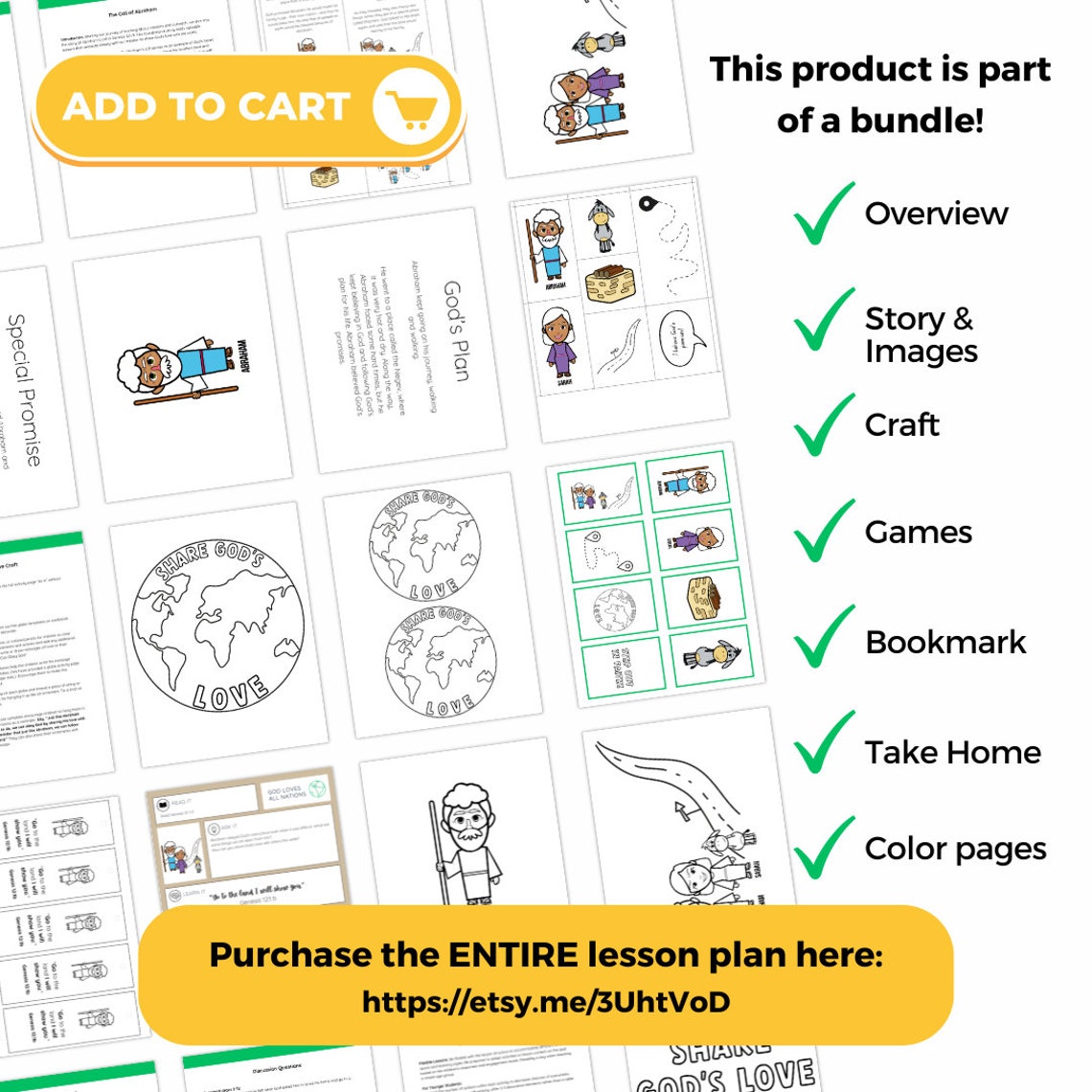 Share Gods Love Craft for Kid Printable Christian Missionary Craft for ...