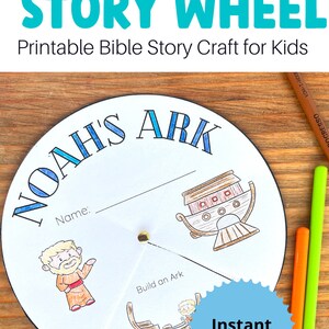 Noahs Ark Craft for Kid Bible Story Printable Christian Kid Story ...