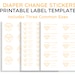 Diaper Change Printable Sticker for Nursery Church Diaper Label Infant ...