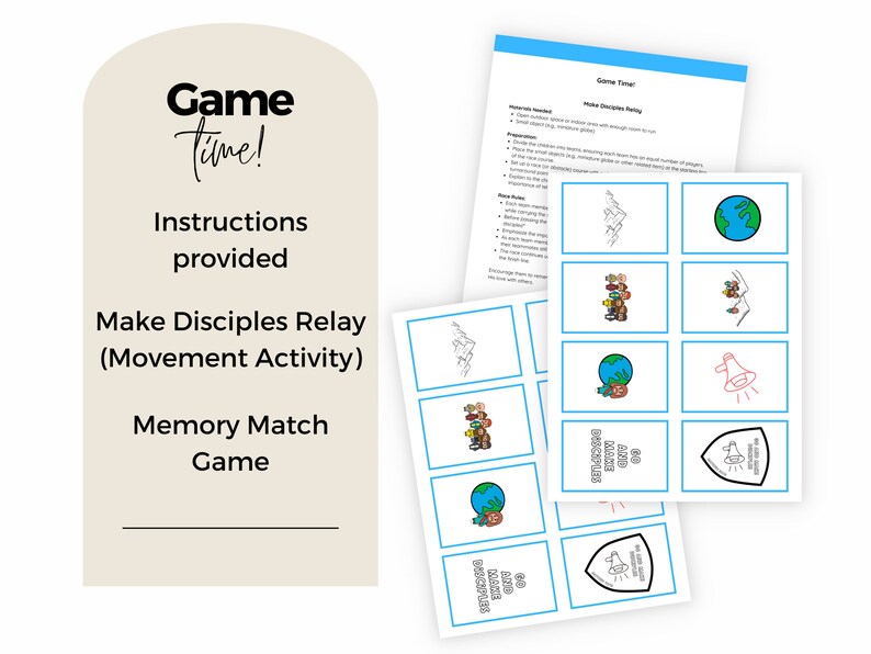 Great Commission Sunday School Lesson Teaching Go and Make Disciples ...