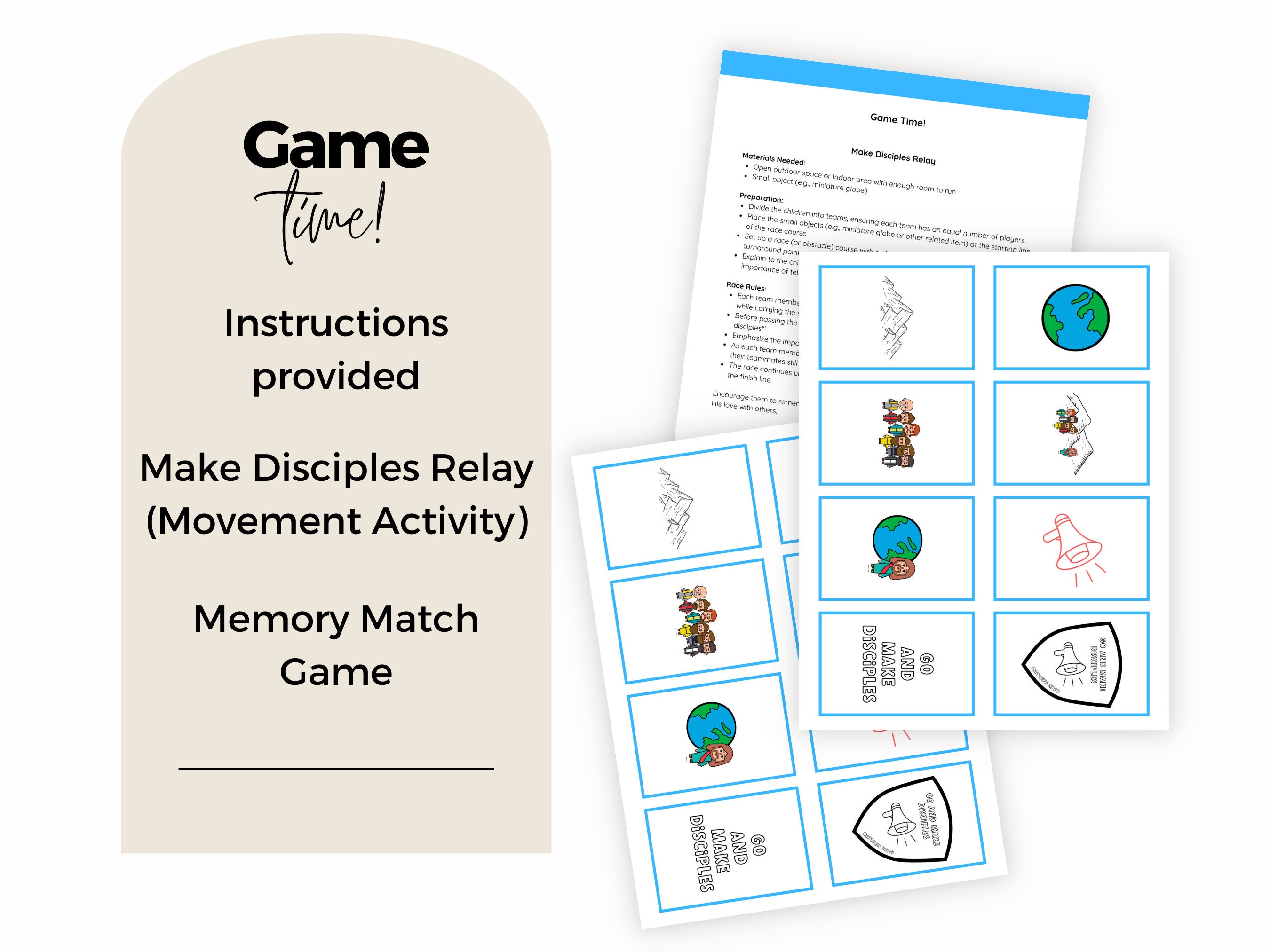 Great Commission Sunday School Lesson Teaching Go and Make Disciples ...