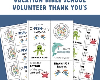 Vacation Bible School Volunteer Thank You Card Alaska Adventure VBS ...
