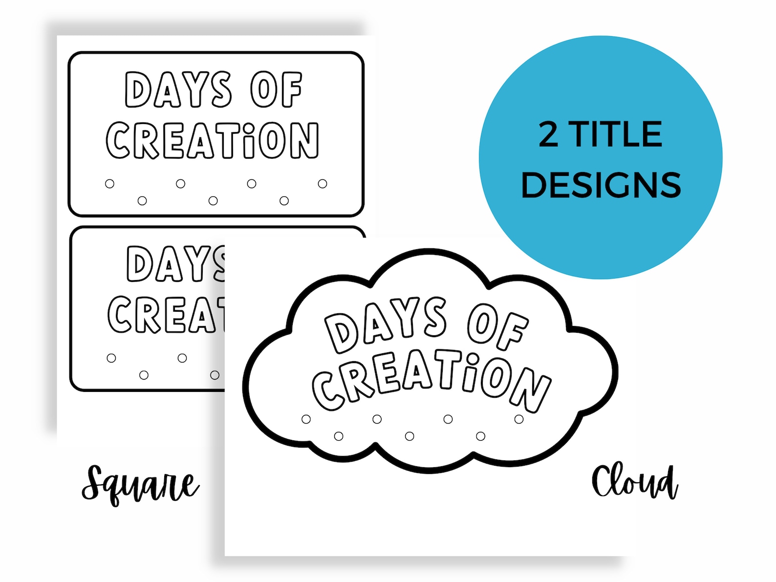 Creation Mobile Craft for Elementary Student Bible Story Time at Home ...