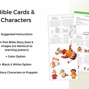 David and Goliath Bible Story Lesson for Kid Church Bible Lesson on ...