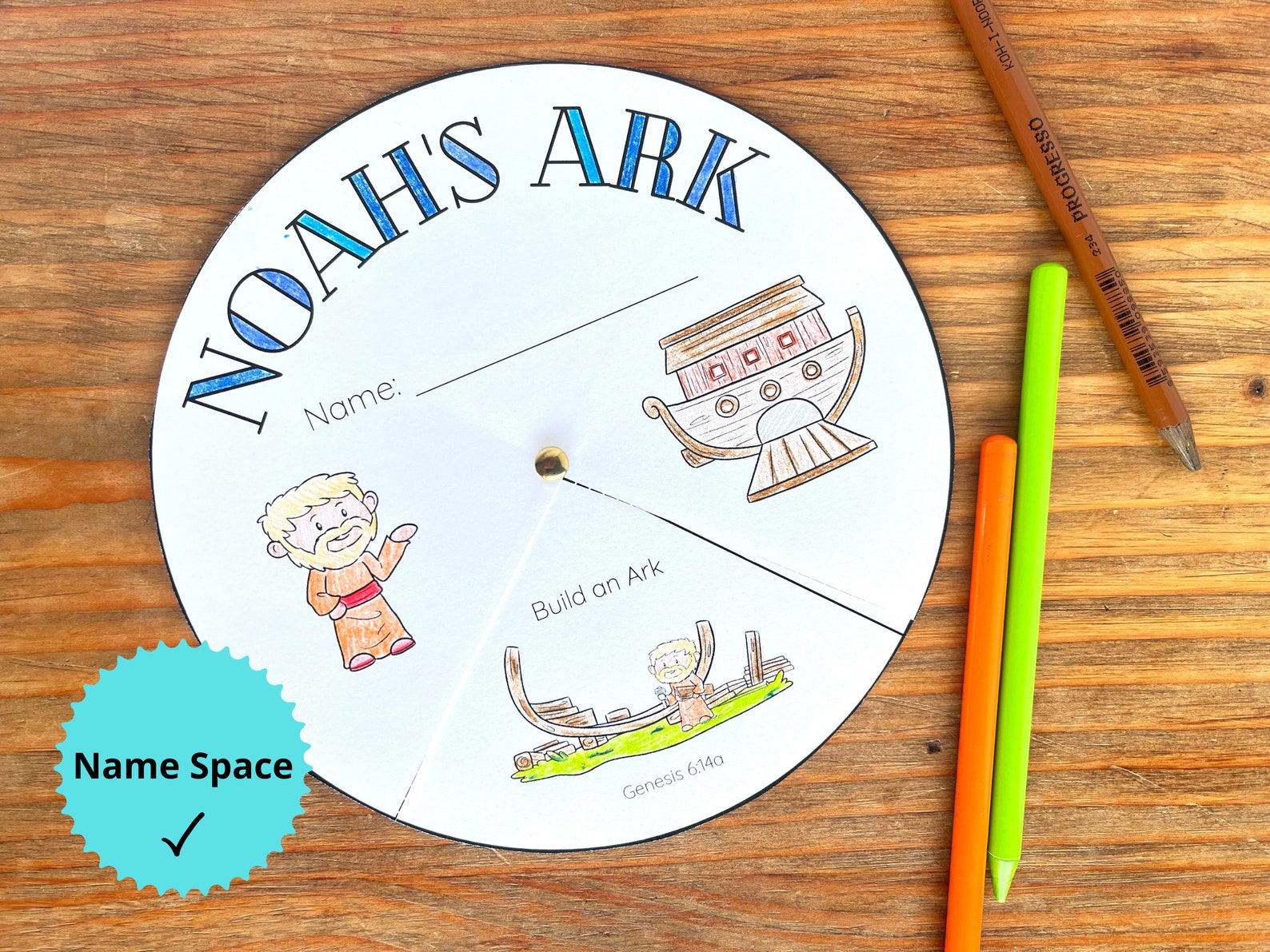 Noahs Ark Craft for Kid Bible Story Printable Christian Kid Story ...
