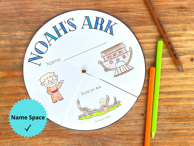 Noahs Ark Craft for Kid Bible Story Printable Christian Kid Story ...