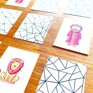 Daniel and the Lions Den Bible Memory Game for Kid Printable Bible ...
