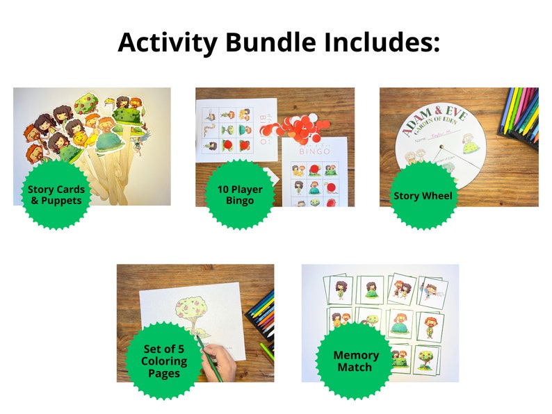 Adam and Eve Activities for Preschoolers Garden of Eden Crafts for Kids ...