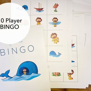 Jonah Bible Story Craft Jonah and the Whale Game for Kid Sunday School ...