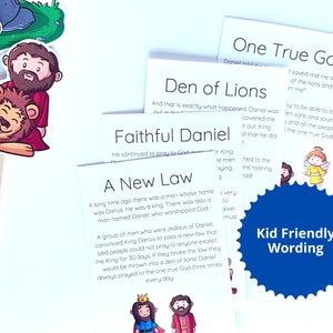 Daniel and the Lions Den Story of Daniel and the Lions Den Printable ...