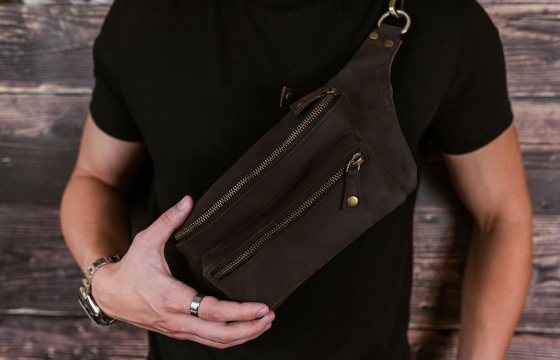 Genuine Leather Fanny Pack Shoulder Bags Women Fanny Pack - Etsy