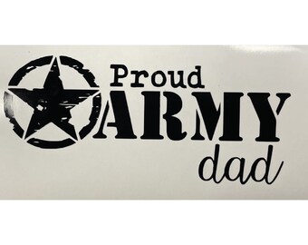Army Dad Decal | Etsy
