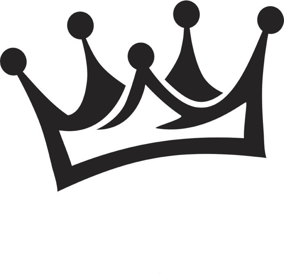 King Crown Decal For Helmets Cars windows Decal | Etsy