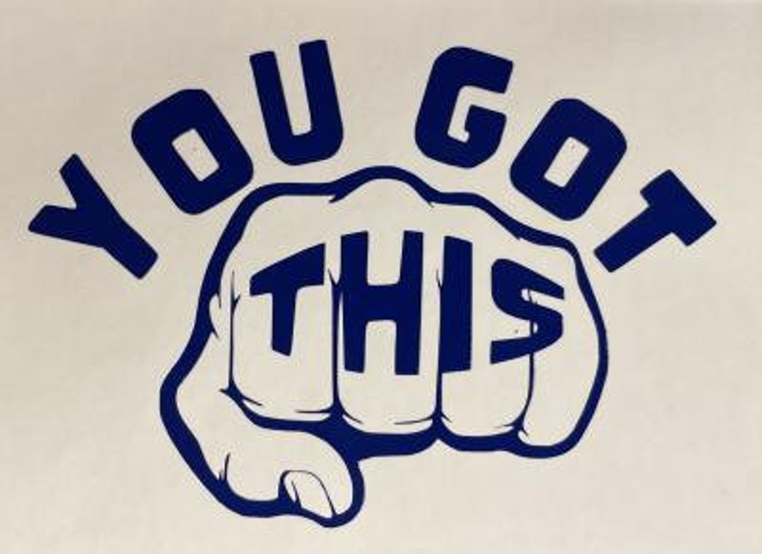 You Got This Fist Bump, Positivity Vinyl Decal Bumper Stickers, Cars ...