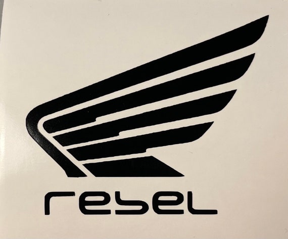 Honda Rebel Individual Wing Decal For Helmets Cars windows | Etsy