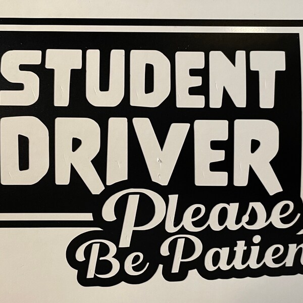 Funny Student Driver - Etsy