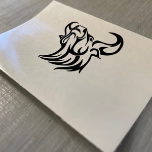 Bull Vinyl Decal Cars, Windows, Walls, Bumper Sticker, Etc. Bull, Cow ...