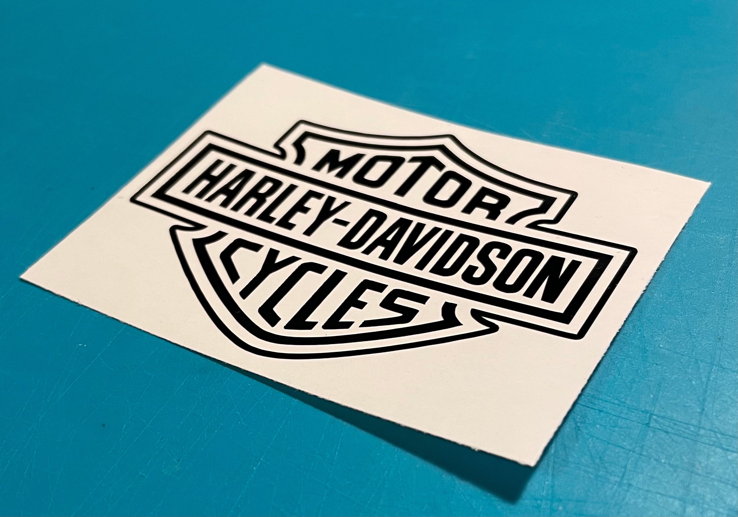 Harley Full Logo Decal For Helmets Cars windows Decal | Etsy