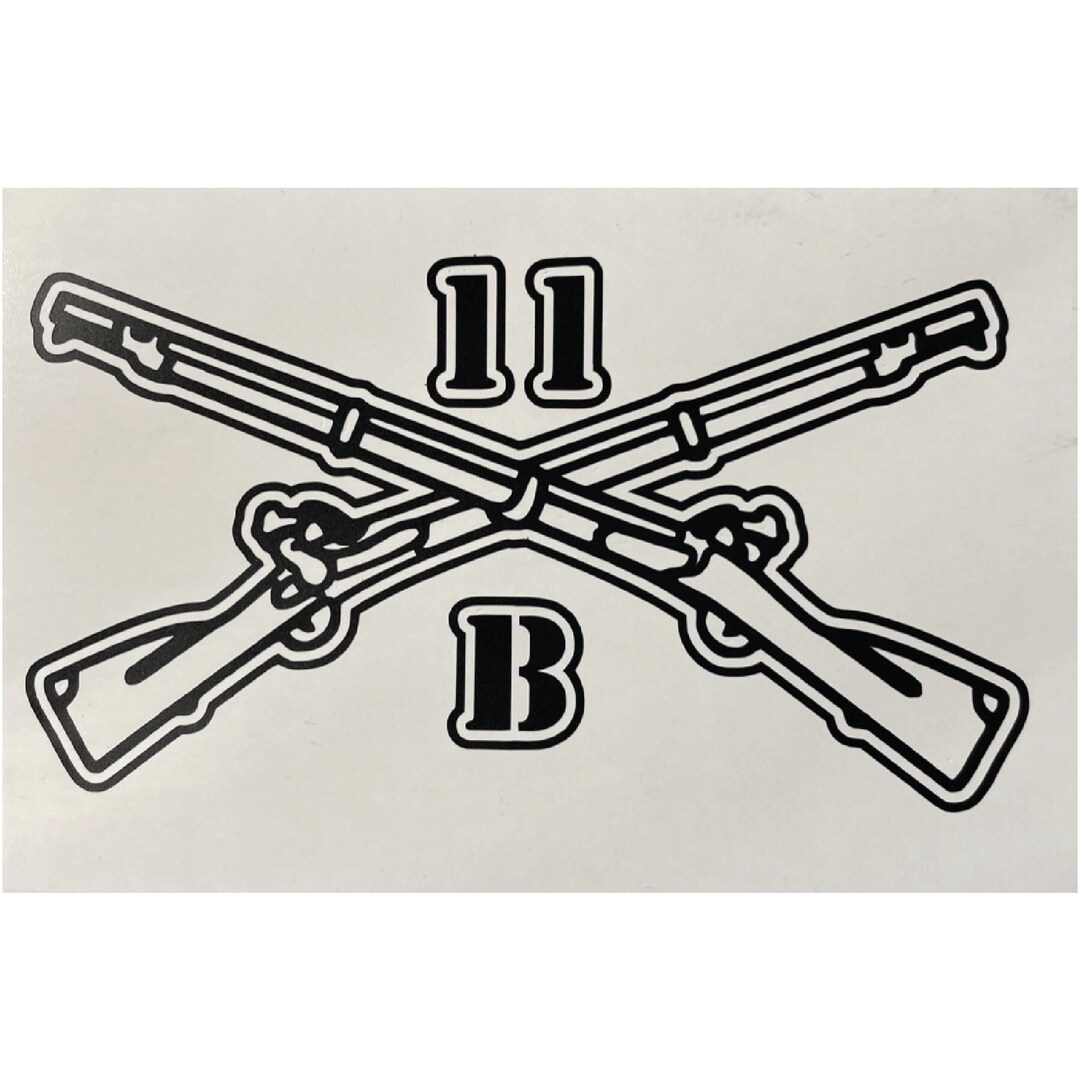Army 11B Vinyl Decal Bumper Stickers, Cars, Windows, Walls, Etc. - Etsy