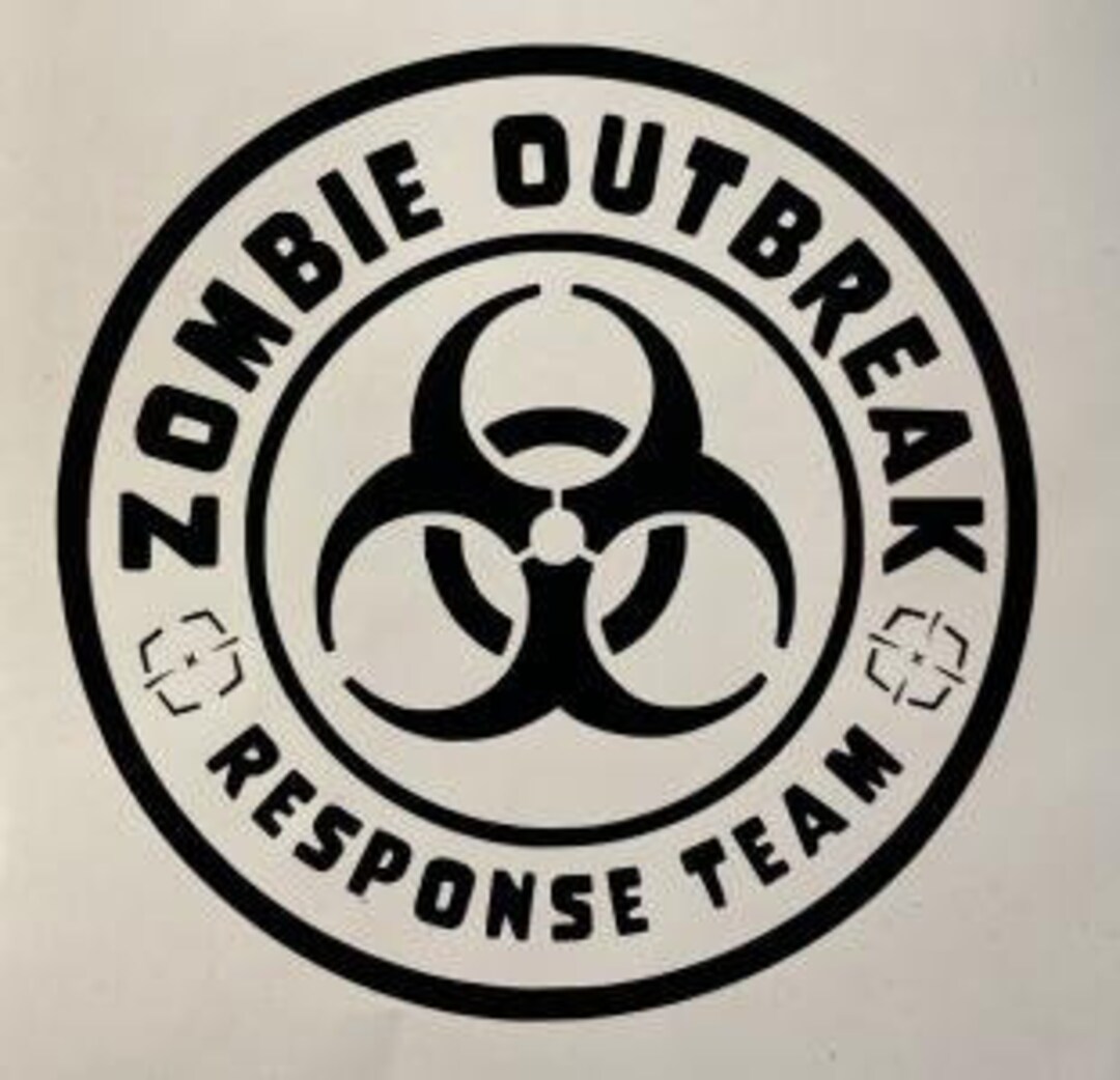 Zombie Outbreak Response Team, Apocalypse Funny Vinyl Decal Bumper ...