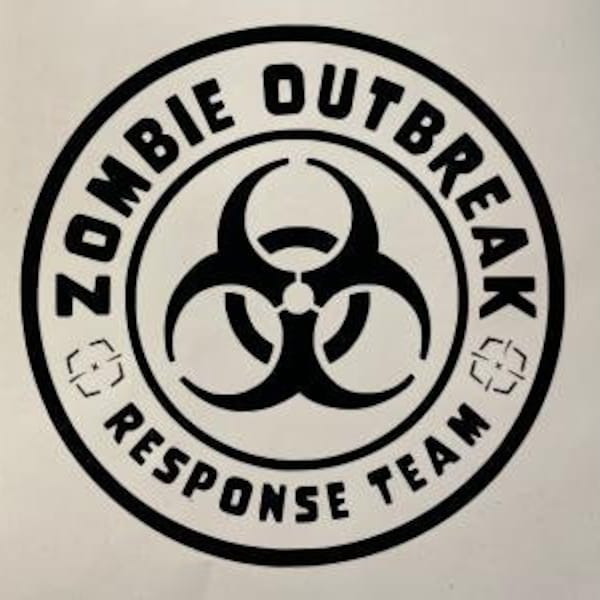 Zombie Car Decal - Etsy