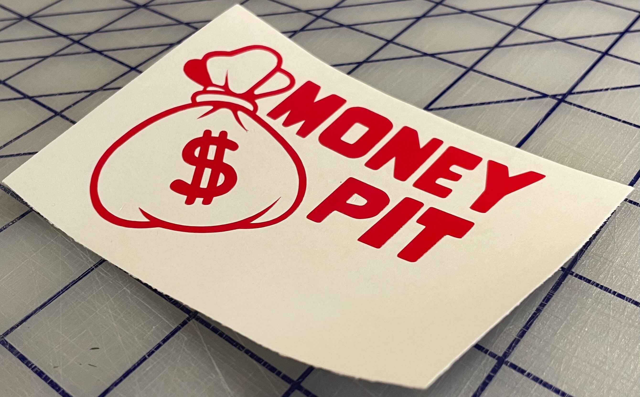 Money Pit Vinyl Decal Cars Windows Walls Etc. | Etsy
