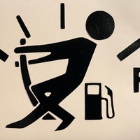 Gas Gauge Decal, Decal for Car, Gas Door, Decal for Jeep, Gas Decal ...