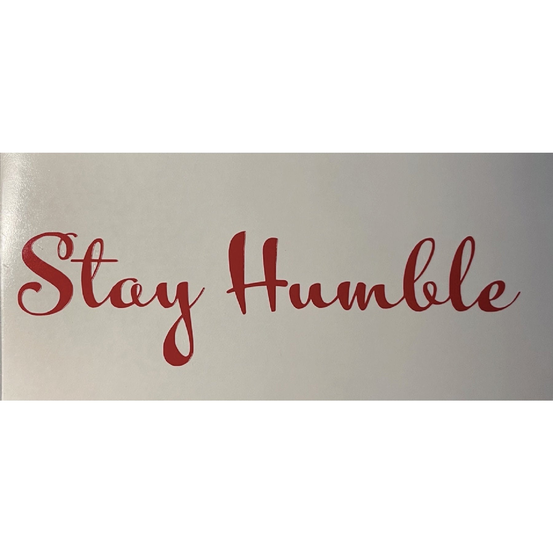 Stay Humble Logo v2 Vinyl Decal Small Medium or Large | Etsy