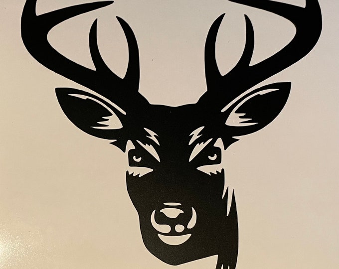 Buck Vinyl Decal Cars, Windows, Walls, Bumper Sticker, Etc. Deer, Buck ...