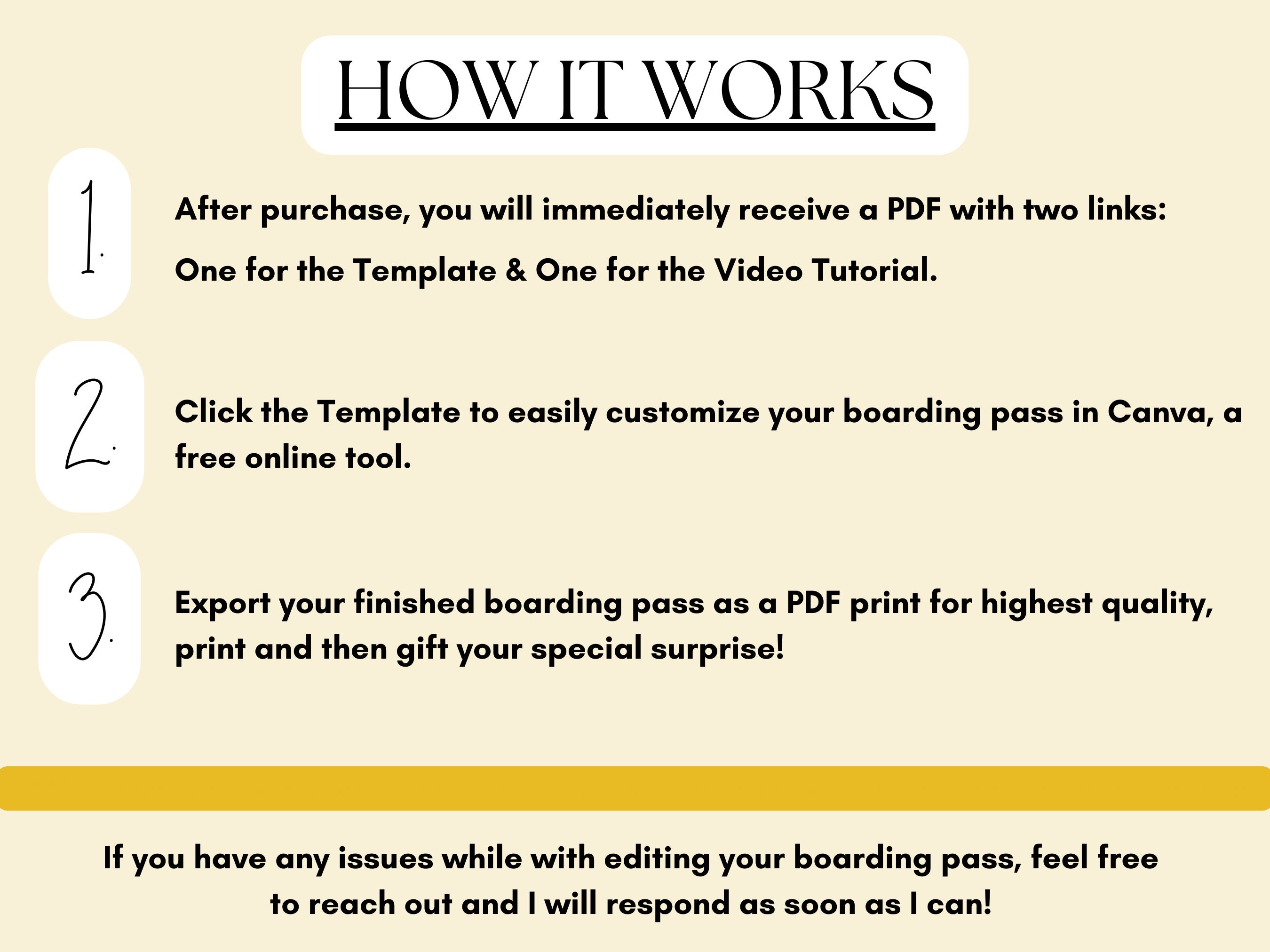 Editable Boarding Pass Fake Boarding Ticket Plane Ticket Surprise ...