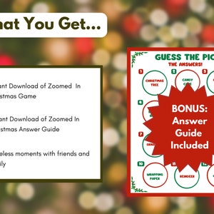 Zoomed in Christmas Game | Guess the Christmas Picture | Holiday ...