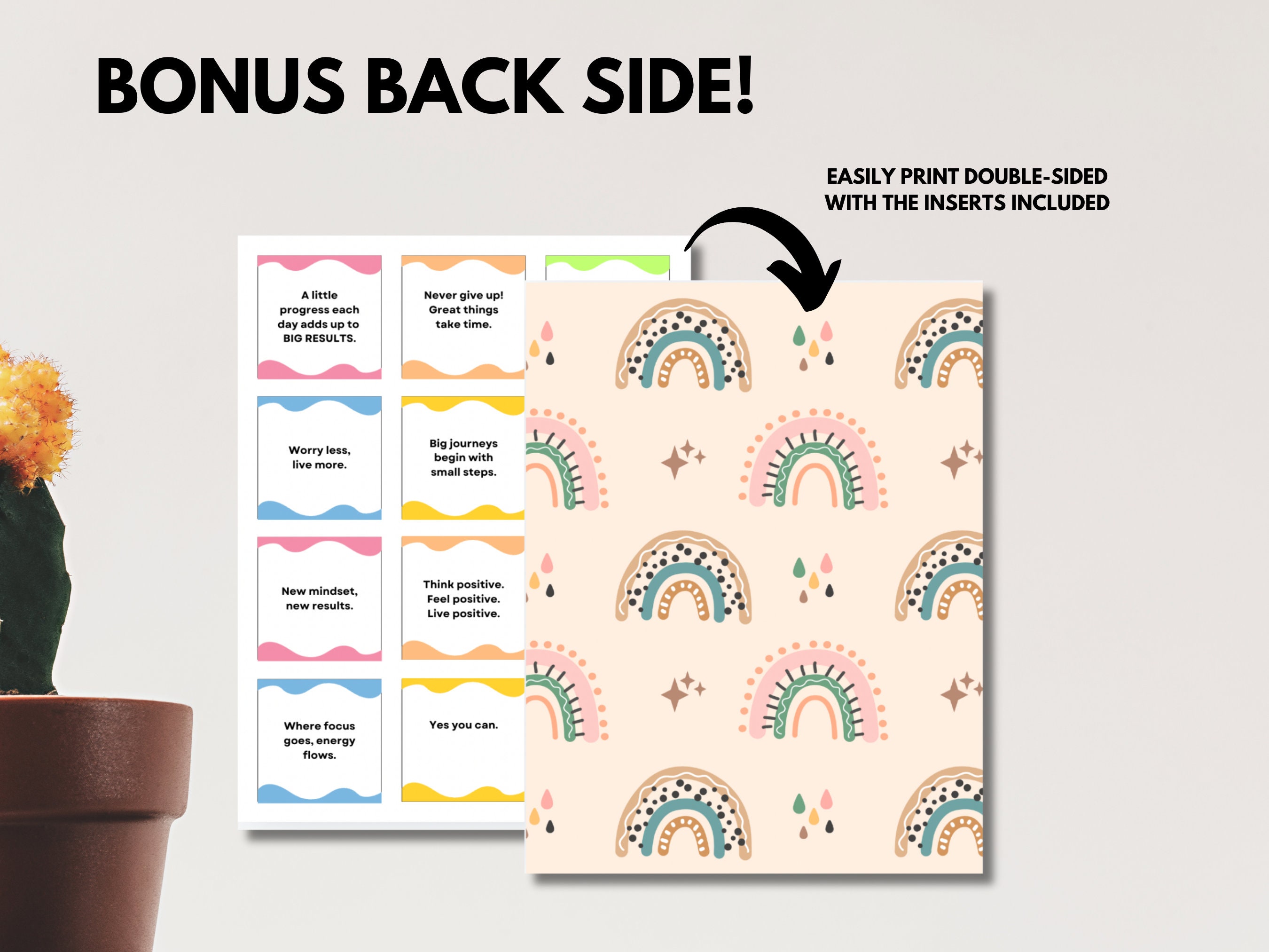 Printable Positive Quotes Cards, Positive Sayings, Kindness Cards ...