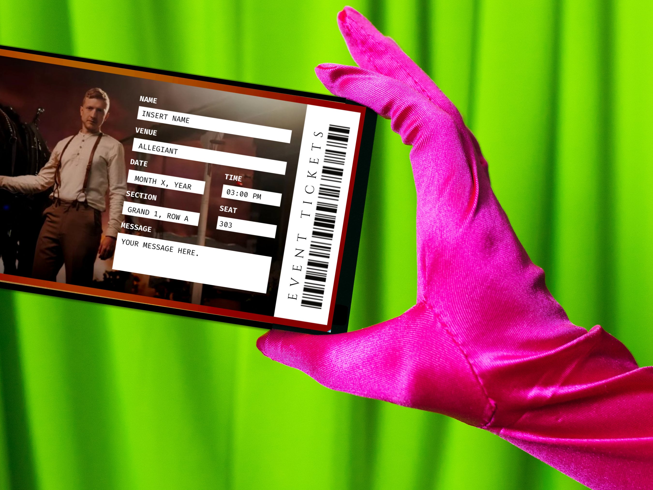 Tyler Childers Concert Tickets Mule Pull Tour 2024 Editable Surprise ...