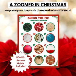 Zoomed in Christmas Game | Guess the Christmas Picture | Holiday ...