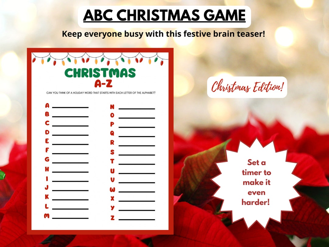 ABC Christmas Game | Christmas A-Z | A to Z Holiday Games | Kids ...