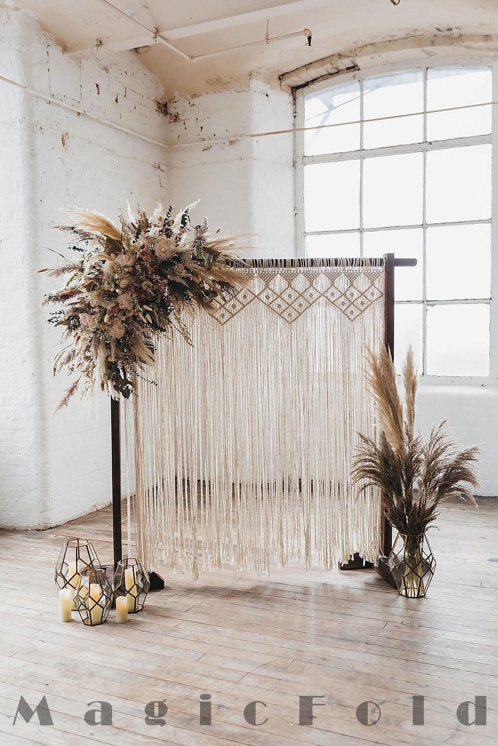 Handmade Macrame Wedding Backdrop Macrame Wedding Arch Arbor - Etsy