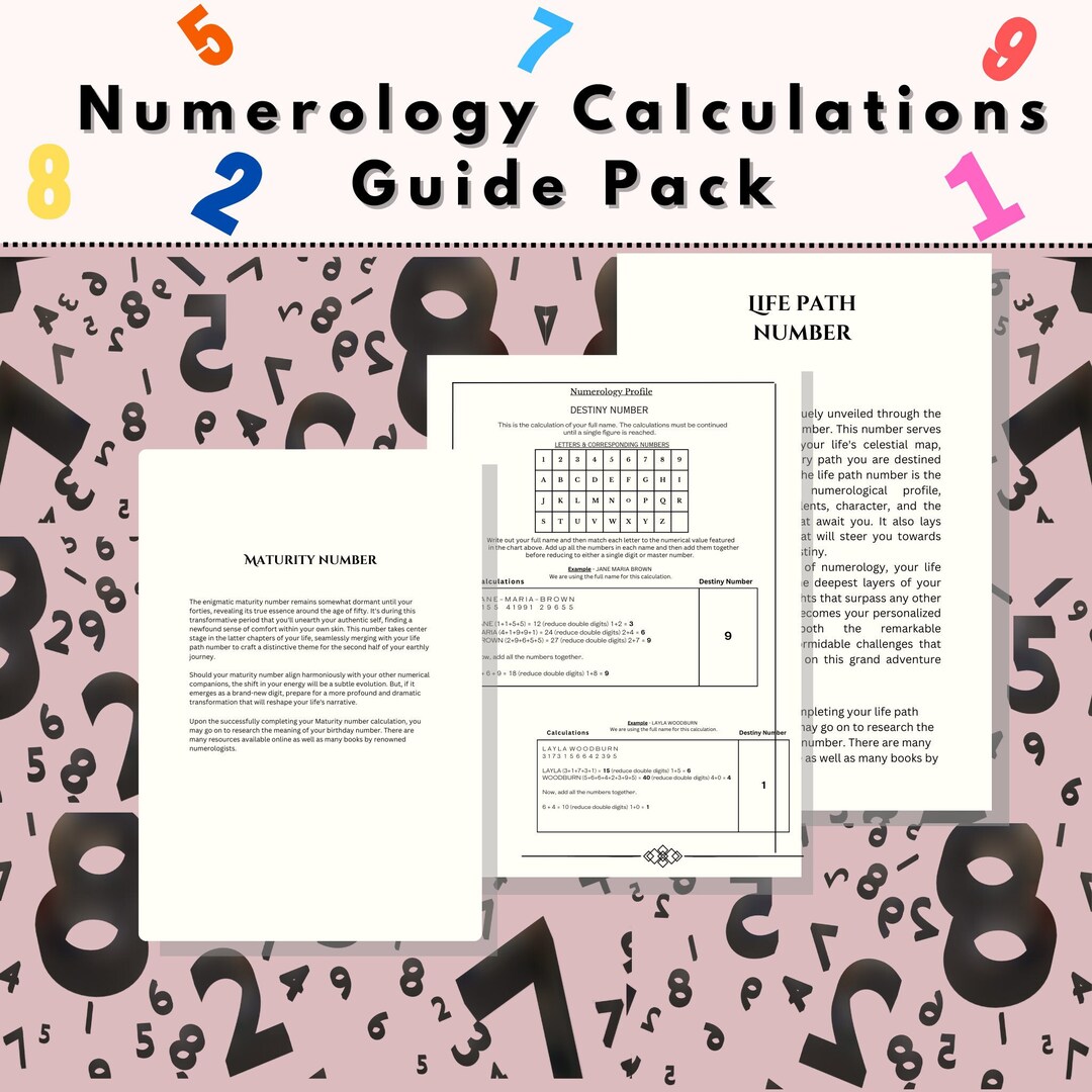 Easy Numerology Calculator Guide Step by Step How to Calculate ...