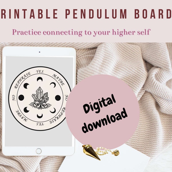 Pendulum Board Printable - Etsy