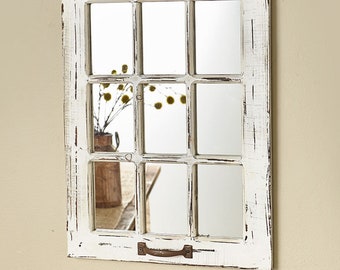 Distressed Mirror - Etsy
